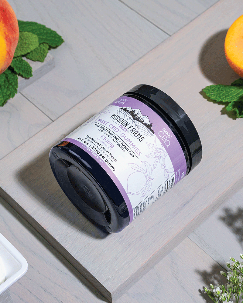 Rest CBD Gummies with Nano CBD - Mission Farms CBD
